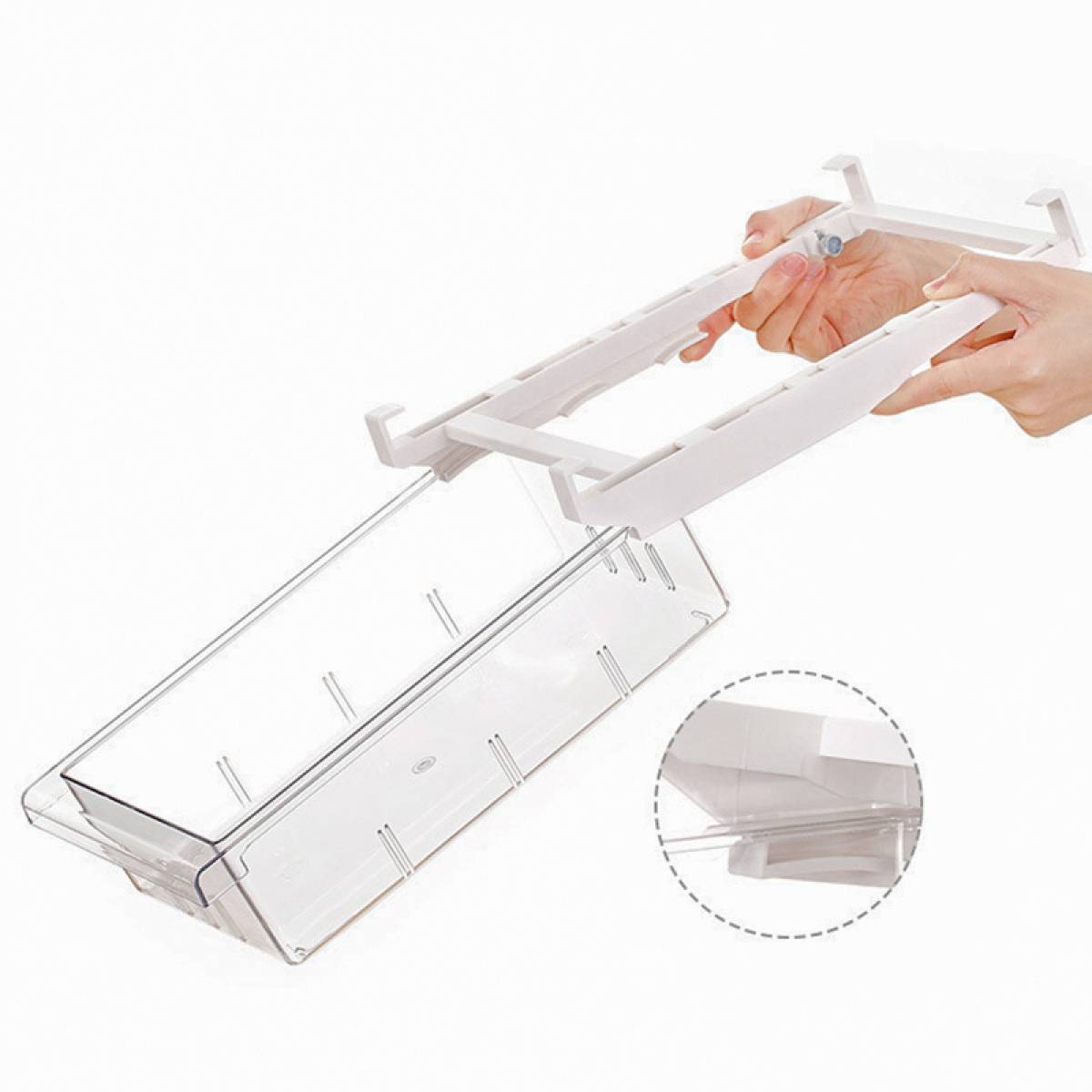 Fridge Storage Box Drawer Organizer Slide Food Vegetables