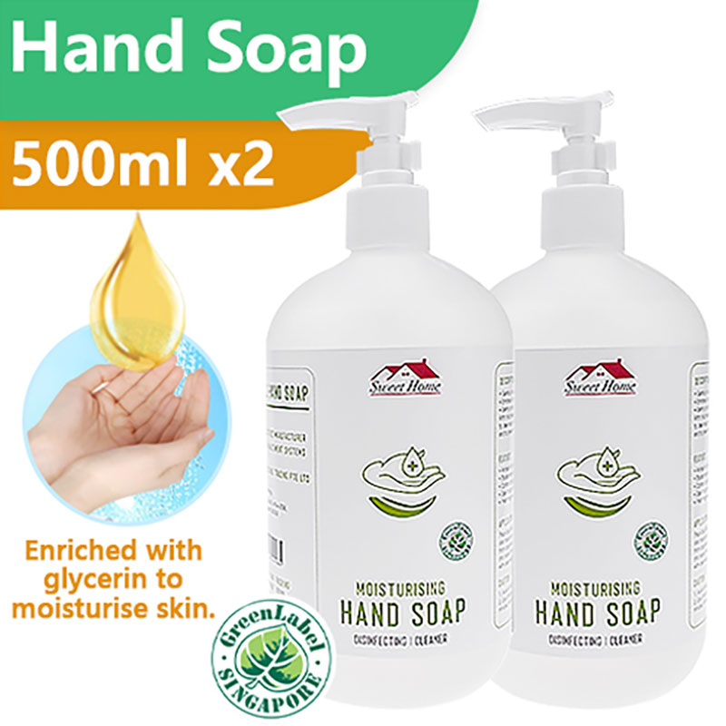 Moisturizing Anti-bacterial Hand Soap Natural hand washing soap 500ml ...