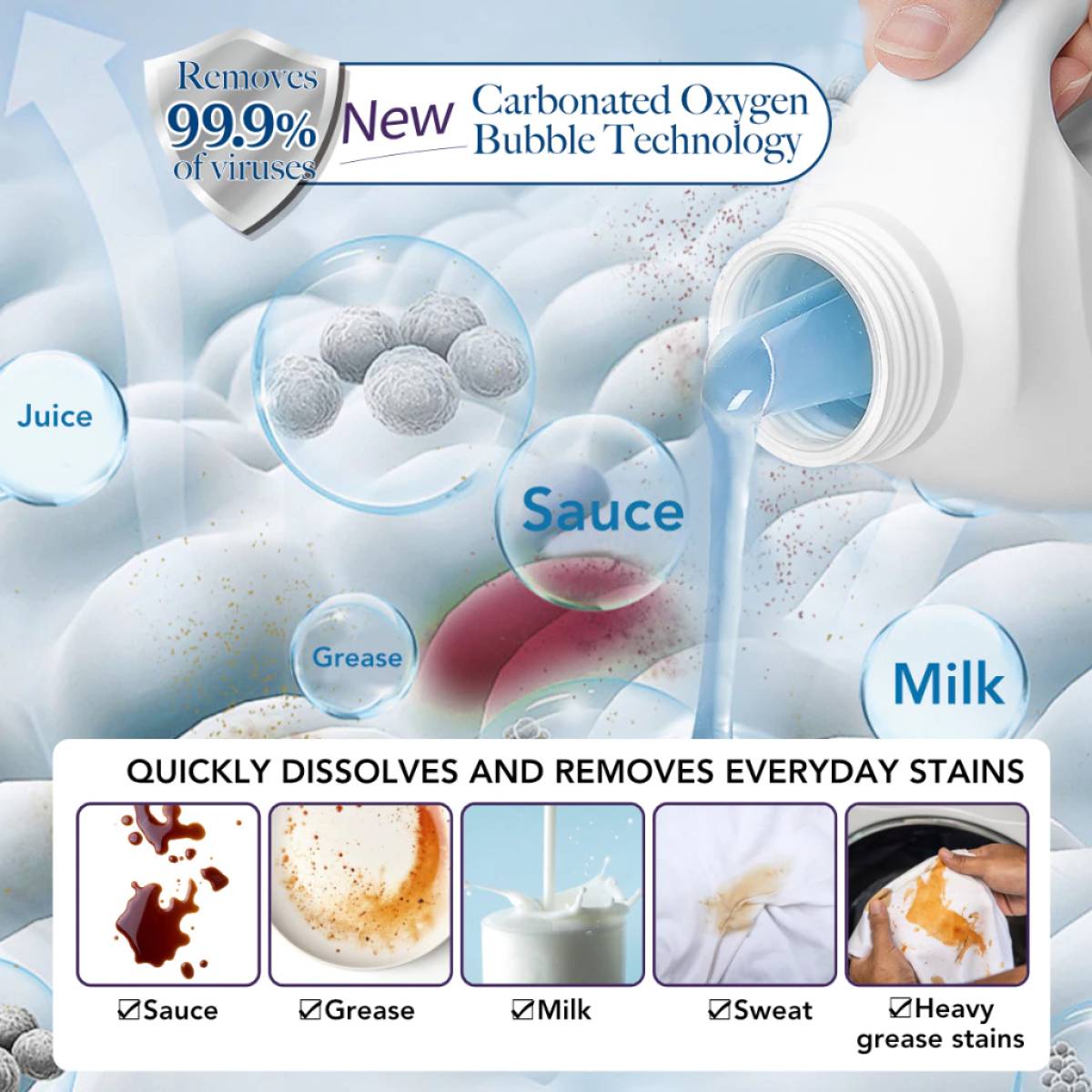 Magic Amah - Quick Clean Laundry Detergent Antibacterial