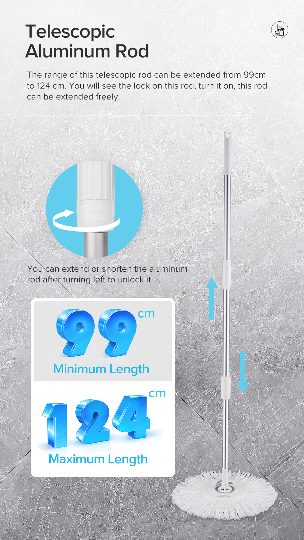 Supamop Twin Turbo Spin Mop Set